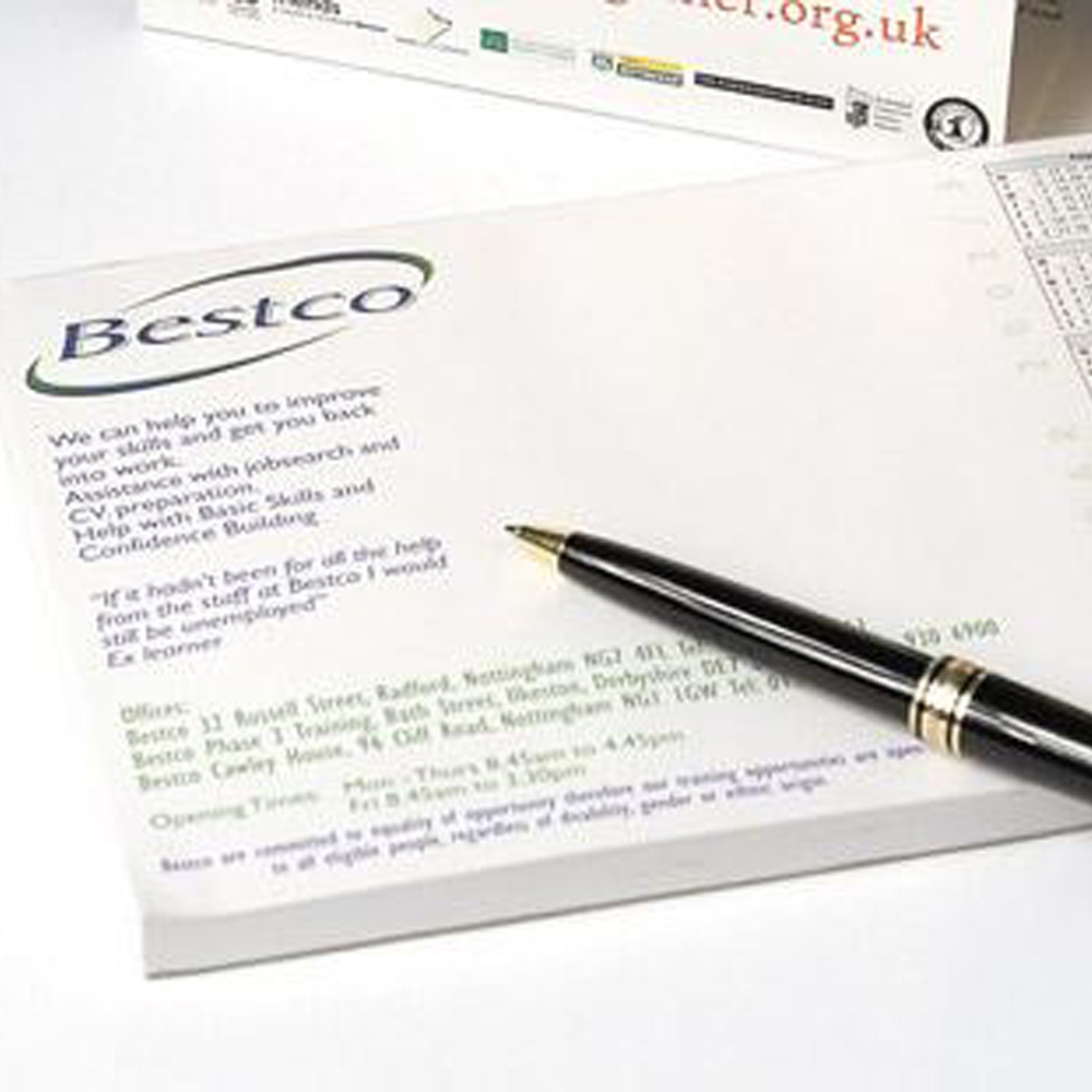 Notepads - Shropshire Printing